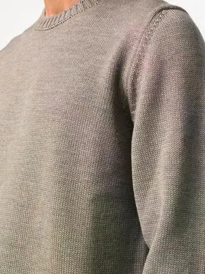 ZANONE Knitted Crew-neck Jumper - Grey