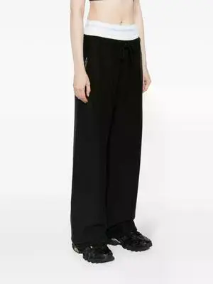 Alexander Wang Layered-design Cotton Track Pants