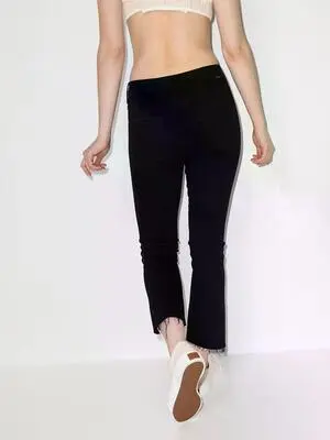 MOTHER The Insider Crop Step Fray Jeans