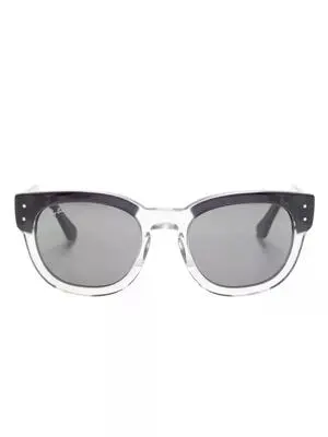 Ray-ban Mega Hawkeye Chromance Geometric-frame Sunglasses