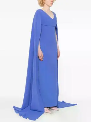 Solace London Morgan Maxi Dress - Blue