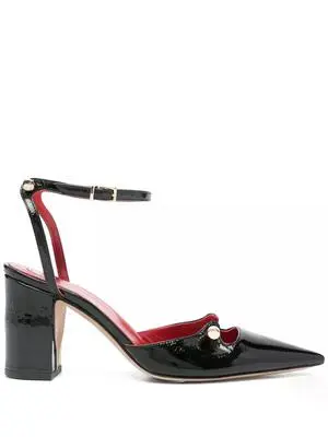 HARDOT 80mm Leather Pumps
