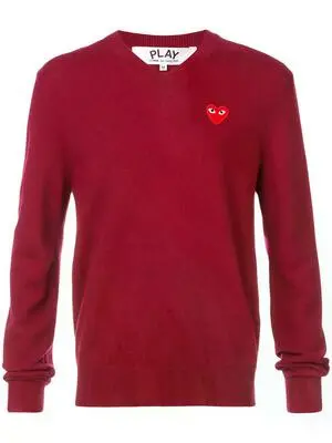 Play Comme Des Garcon Cuffed Sweaters For Men