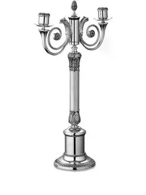 Christofle Malmaison Two-light Candelabra - Silver