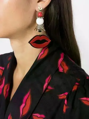 AMIR SLAMA Asymmetric Drop Earrings