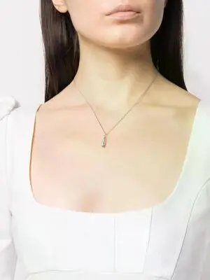 TRUE ROCKS Mini Pill Pendant Necklace - Silver