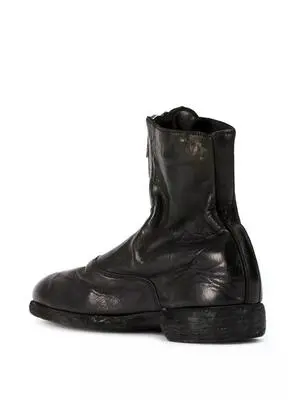 Guidi Soft Zip Front Ankle Boots