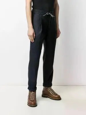 Brunello Cucinelli Virgin Wool Drawstring Trousers
