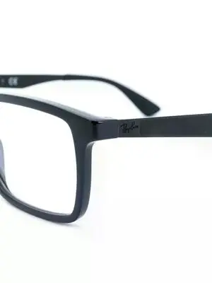 Ray-ban Square Framed Glasses - Black