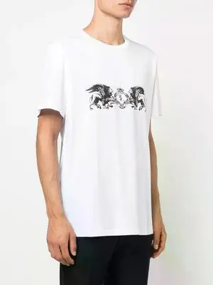 BILLIONAIRE Chest-logo Crew-neck T-shirt