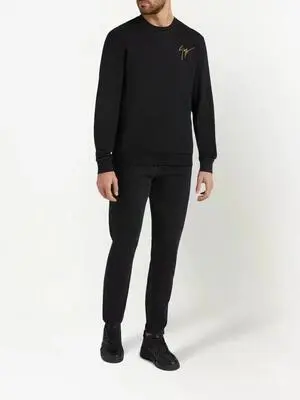 GIUSEPPE ZANOTTI Dragon Crystal Embellished Sweatshirt