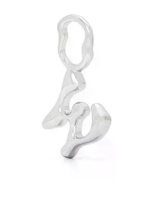MARIA BLACK Fluent Letter W Charm - Silver