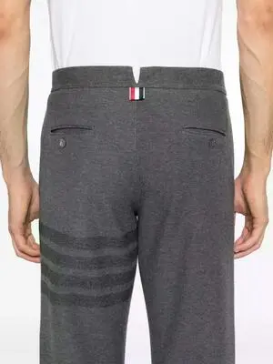 Thom Browne Mid-rise Tapered Trousers - Blue