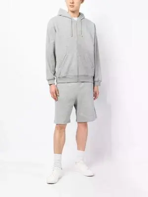 LEATHERSMITH OF LONDON Drawstring-hooded Bomber Jacket