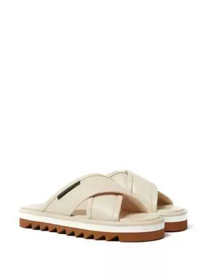 Stella McCartney Logo-patch Slides