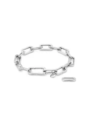 Monica Vinader Alta Capture Charm Bracelet - Silver