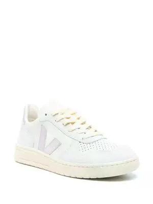 VEJA V-10 Chromefree® Leather Sneakers - Blue
