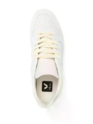 VEJA V-10 Chromefree® Leather Sneakers - Blue