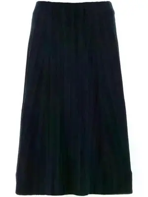 Co Flared A-line Silk Skirt