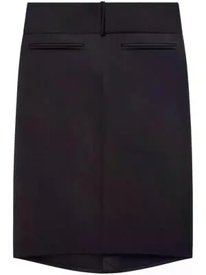 COURREGES Oblique Midi Skirt