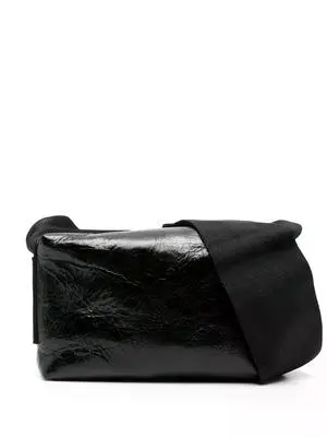 UMA WANG Leather Cross Body Bag - Black