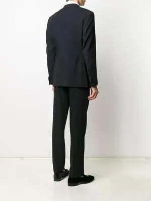 Giorgio Armani Single-breasted Wool Suit - Blue