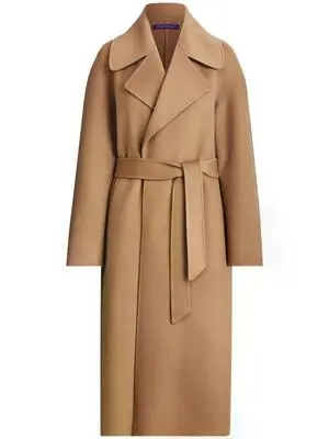 Ralph Lauren Leonarda Cashmere Wrap Coat