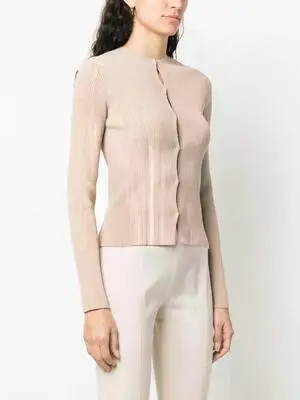 Fendi Ribbed-knit Cotton-blend Cardigan