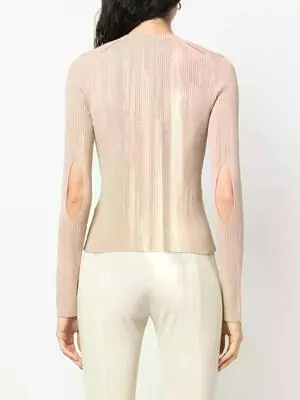 Fendi Ribbed-knit Cotton-blend Cardigan