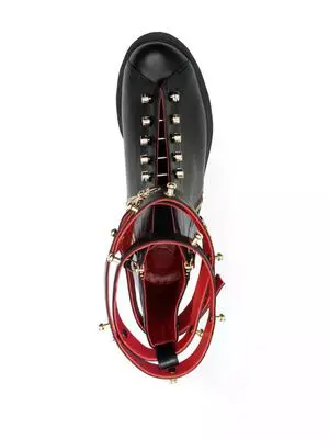 HARDOT 45mm Stud-embellished Leather Boots