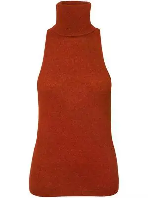 Cashmere In Love Frances Knitted Top - Red