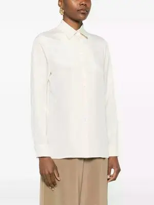 Max Mara Long-sleeve Shirt - Neutrals