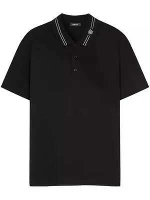Versace Medusa-embroidered Polo Shirt