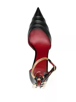 HARDOT Chain-detail Stiletto Pumps