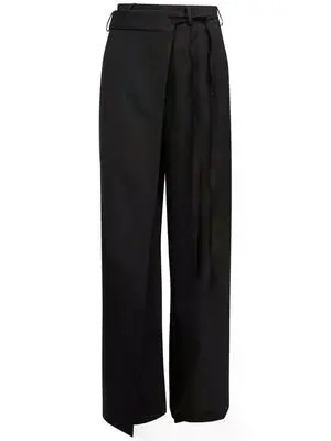 MAISON MARGIELA Single-stitch Logo Flared Trousers