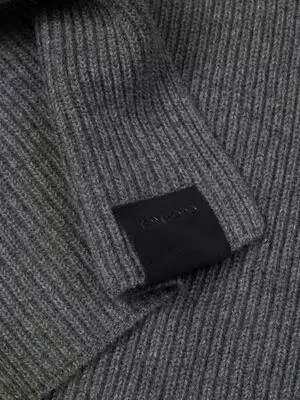 TOM FORD Ribbed Scarf - Grey