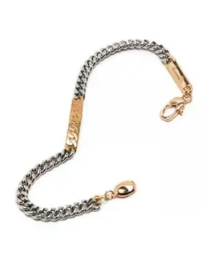 CAPSULE ELEVEN Engraved-logo Chain Bracelet