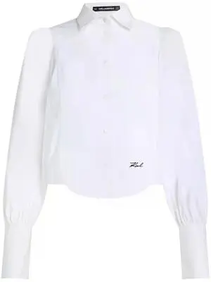Karl Lagerfeld Logo-embroidered Shirt