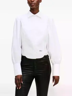 Karl Lagerfeld Logo-embroidered Shirt