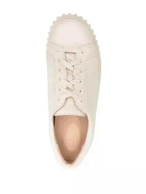 Clarks Mayhill Walk Leather Sneakers - Neutrals