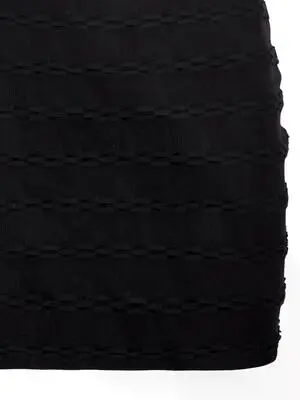 AMIR SLAMA Cut Out-detail Mini Skirt