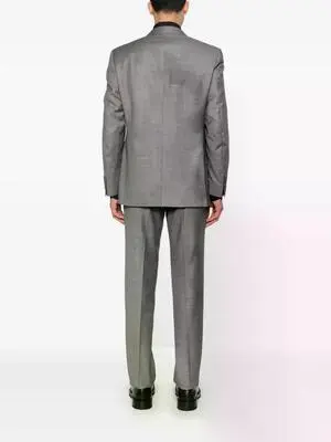 Canali Wool Single-breasted Suit - Grey