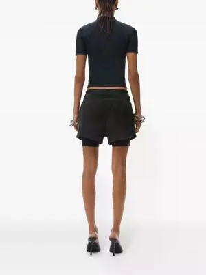Alexander Wang Layered Logo Shorts