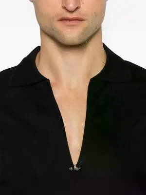 MUGLER Pierced Polo Shirt