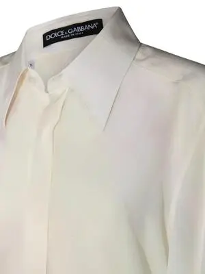 Dolce & Gabbana Concealed Fastening Silk Shirt