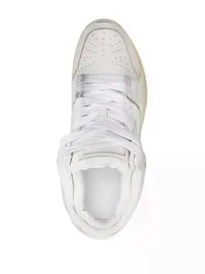 1989 STUDIO Vintage Distressed Leather Sneakers