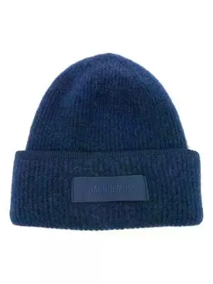 Jacquemus Le Bonnet Gros Grain Beanie - Blue