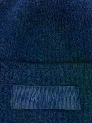 Jacquemus Le Bonnet Gros Grain Beanie - Blue