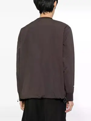 SPOONYARD Crew-neck Sweatshirt With Logo Patch - Brown
