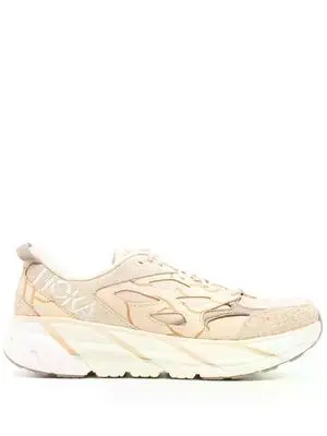 HOKA® Clifton L Suede Trainers - Neutrals